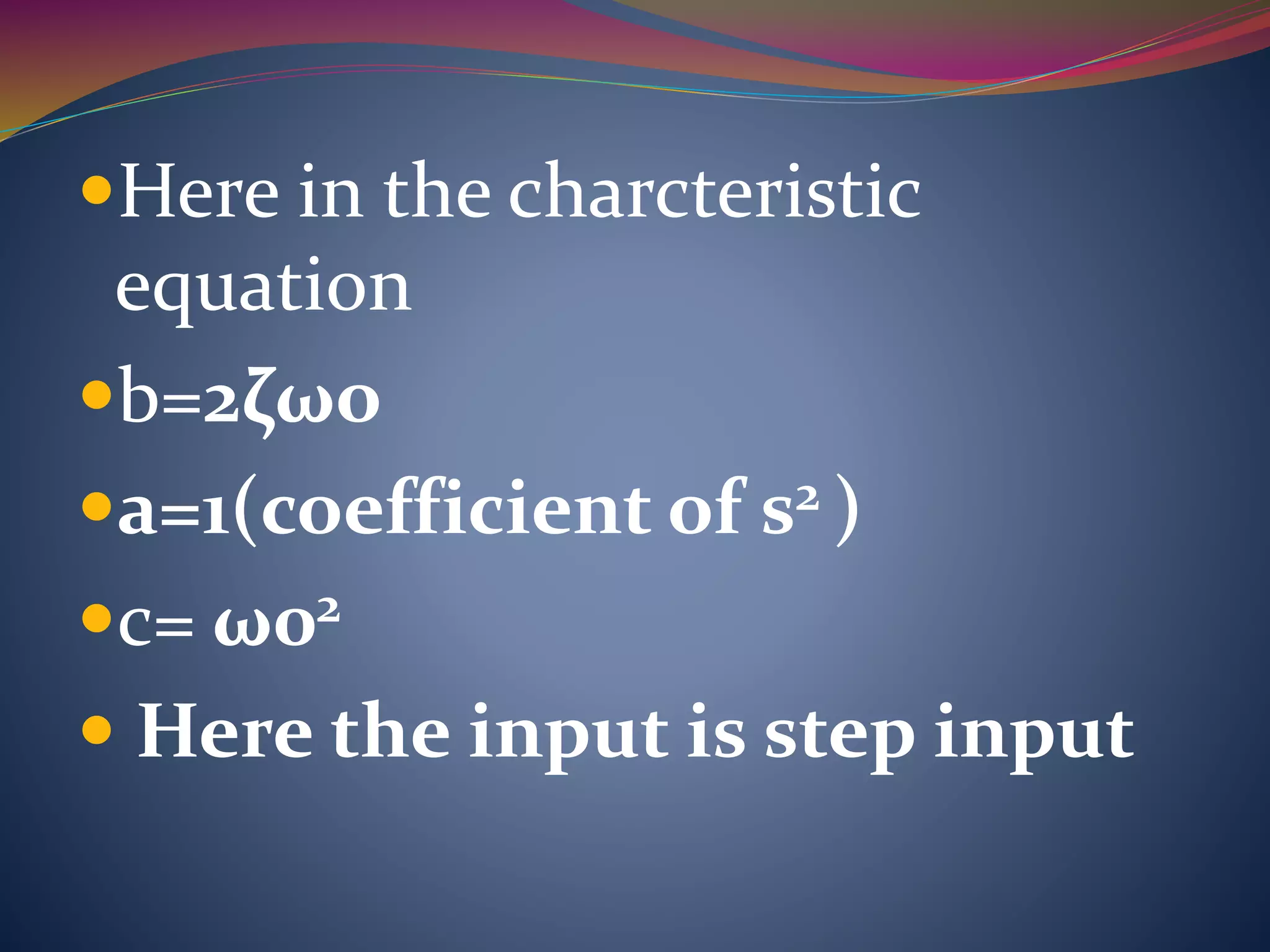 Second order systems | PPTX