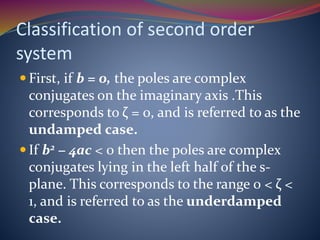 Second order systems | PPTX