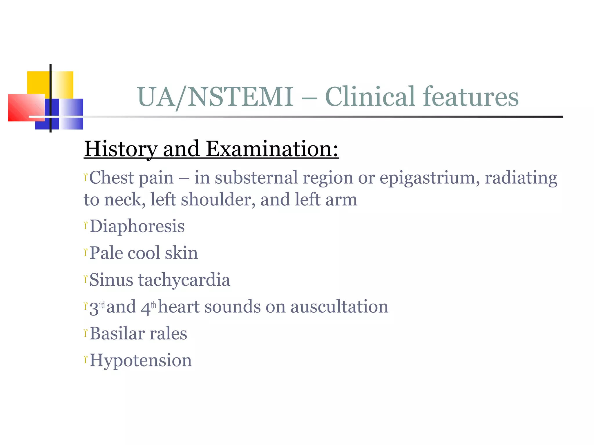 ACUTE CORONARY SYNDROME | PPT