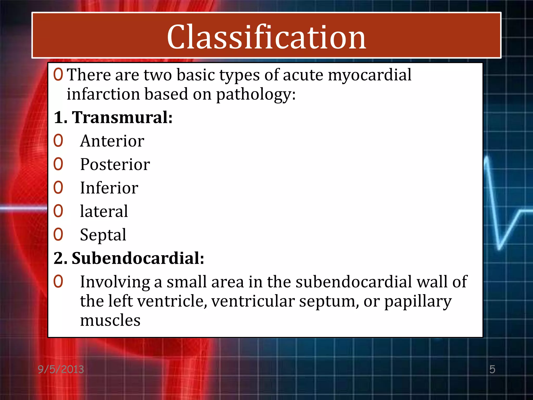 Acs – inferior wall myocardial infarction. by abhimanyu | PPTX