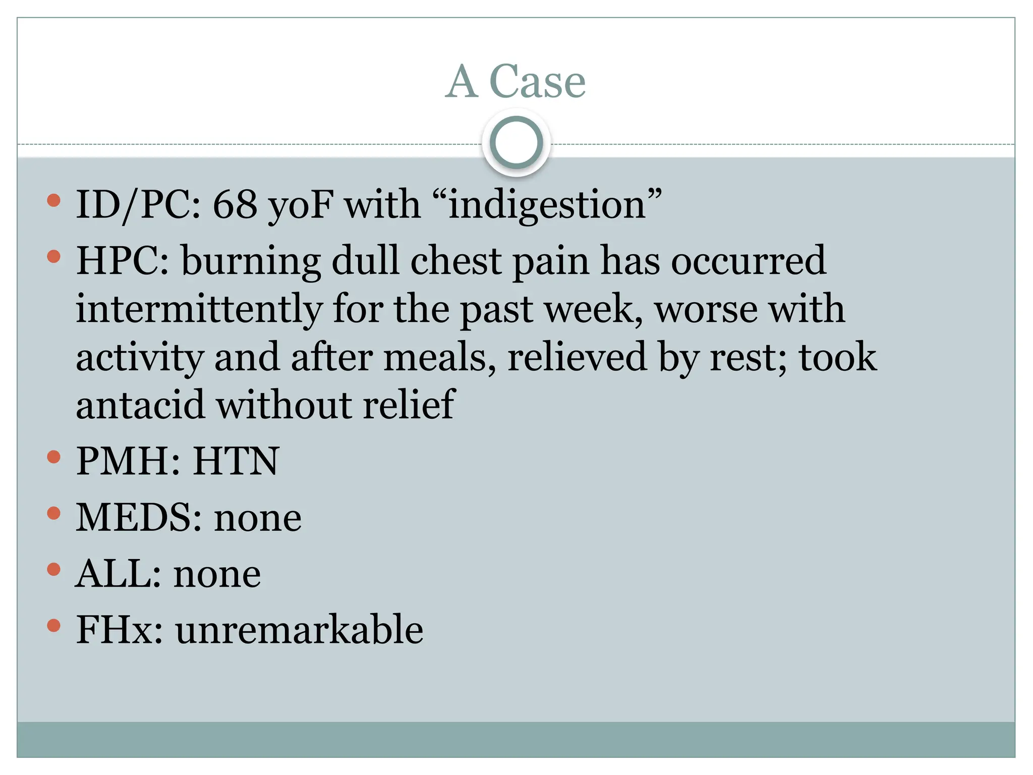Acute coronary syndrome presentation management | PPTX