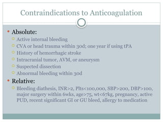 Acute coronary syndrome presentation management | PPTX