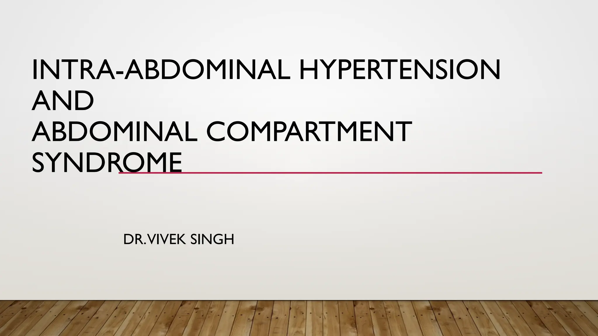 ACS.pptx (Abdominal compartment syndrome) | PPTX