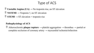 Acute coronary syndrome. myocaridal infraction,heart attack.pptx