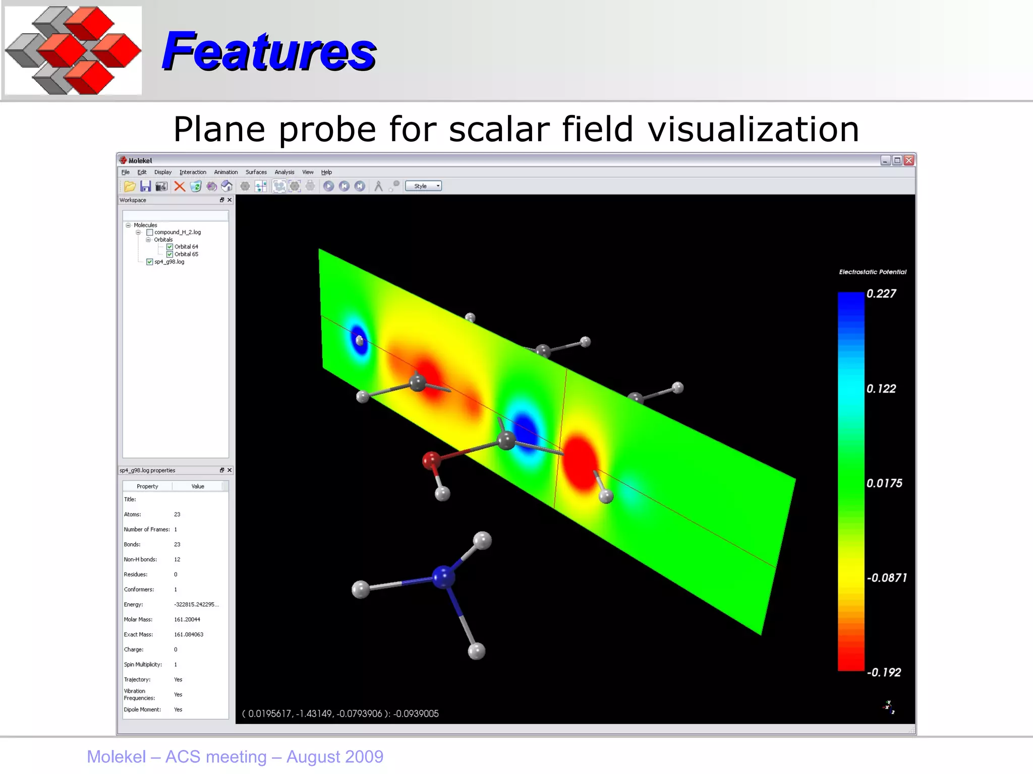 Molekel - August 2009 ACS meeting | PPT