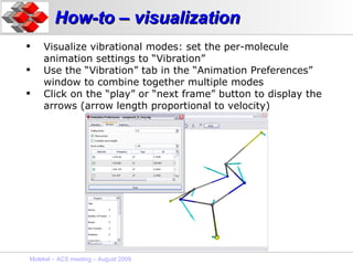 Molekel - August 2009 ACS meeting | PPT