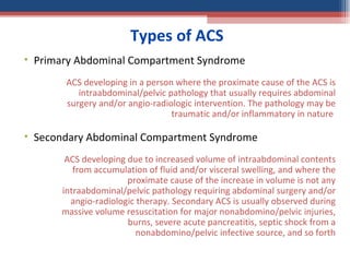 Abdominal compartmental Syndrom | PPT
