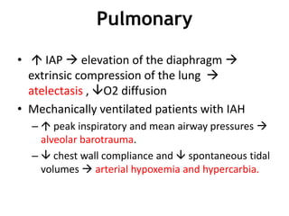 Abdominal Compartment Syndrome | PPTX