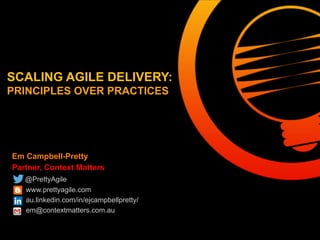 Scaling Agile Delivery | PDF | Business | Business and Finance