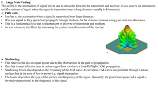 Concept of Diversity & Fading (wireless communication) | PPTX