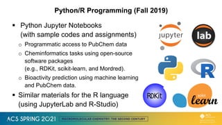 Cheminformatics Online Chemistry Course (OLCC): A Community Effort to Introduce Cheminformatics ...