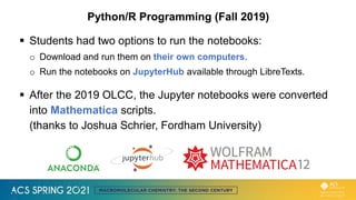 Cheminformatics Online Chemistry Course (OLCC): A Community Effort to ...