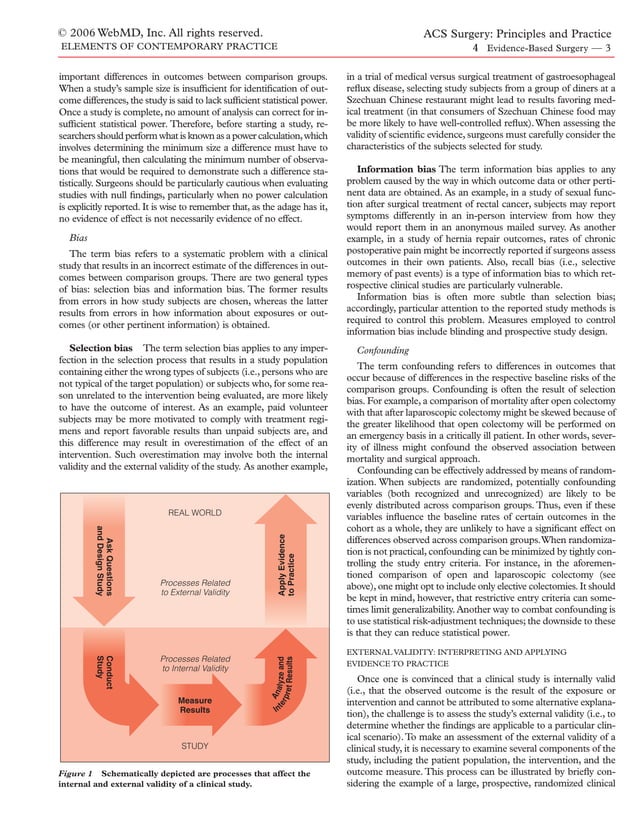 Acs0004 Evidence Based Surgery | PDF