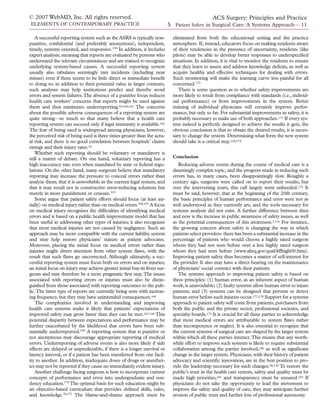 Acs0005 Patient Safety In Surgical Care A Systems Approach | PDF