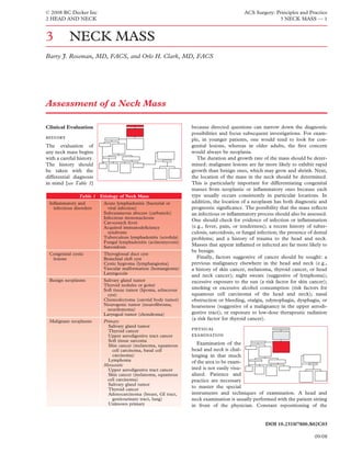 Acs0203 Neck Mass | PDF