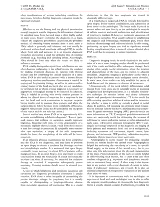 Acs0203 Neck Mass | PDF