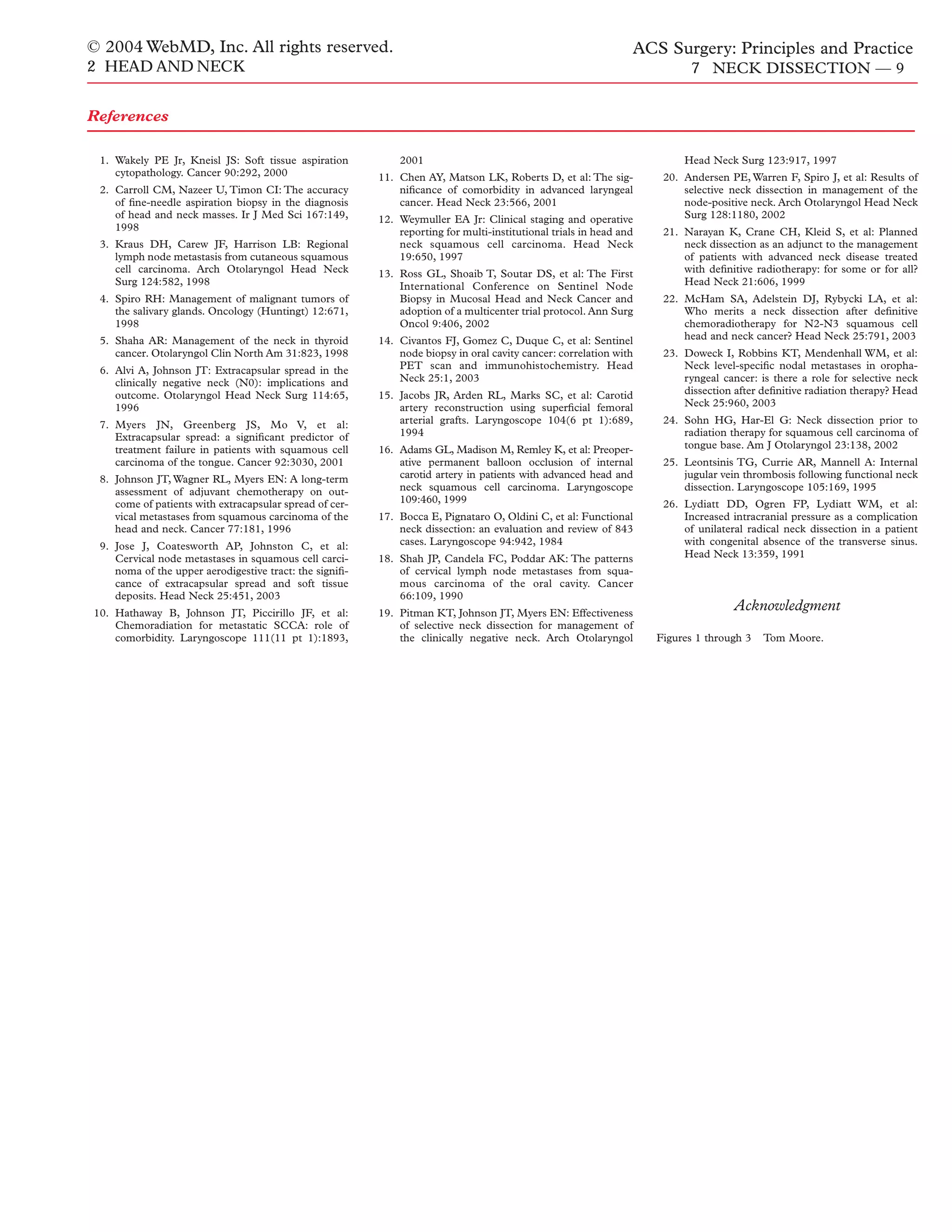 Acs0207 Neck Dissection | PDF