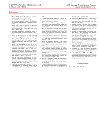 Acs0207 Neck Dissection | PDF