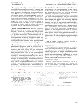 Acs0209 Thyroid And Parathyroid Operations | PDF