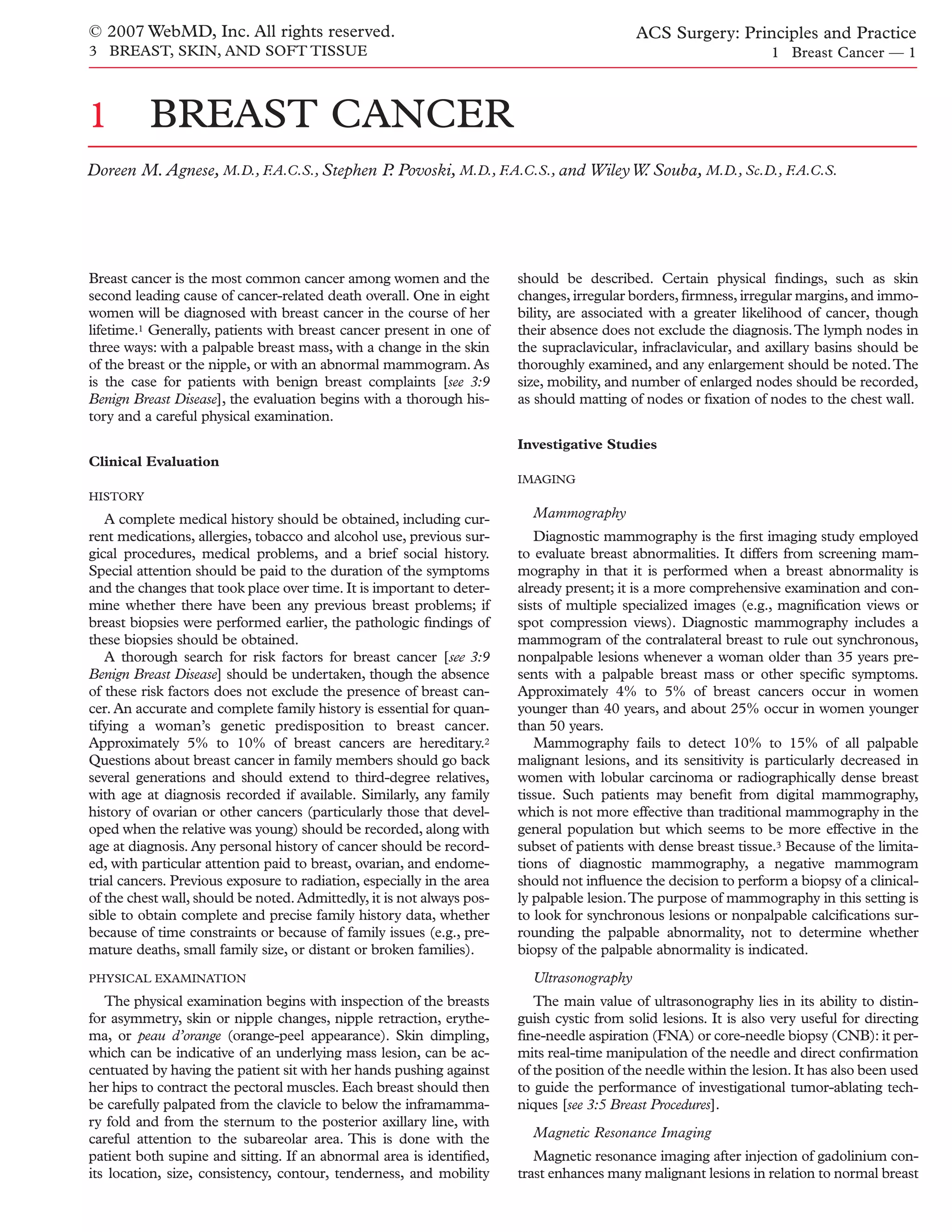 Acs0301 Breast Cancer | PDF