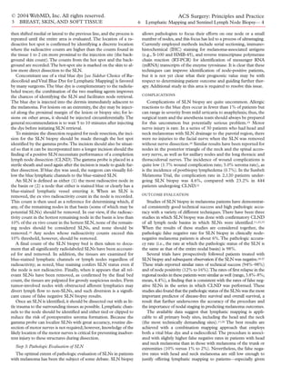 Acs0306 Lymphatic Mapping And Sentinel Lymph Node Biopsy | PDF