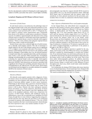 Acs0306 Lymphatic Mapping And Sentinel Lymph Node Biopsy | PDF