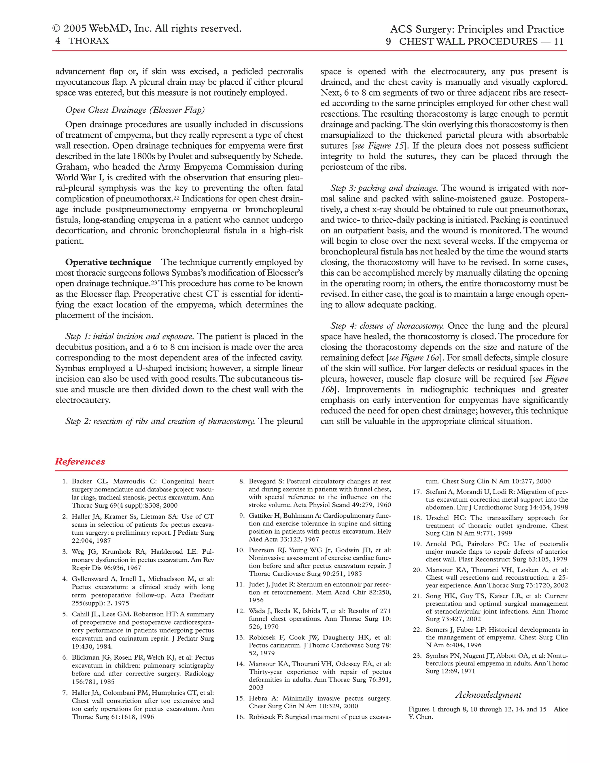 Acs0409 Chest Wall Procedures | PDF