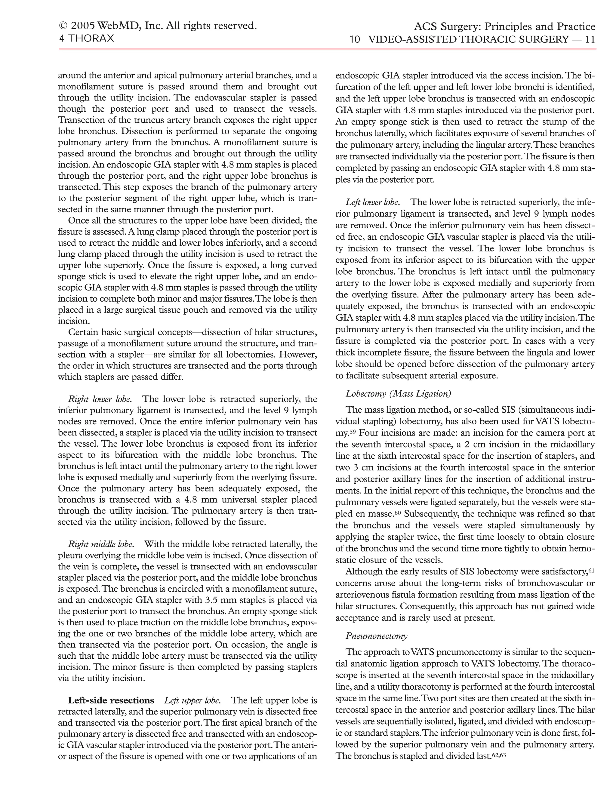 Acs0410 Video Assisted Thoracic Surgery | PDF