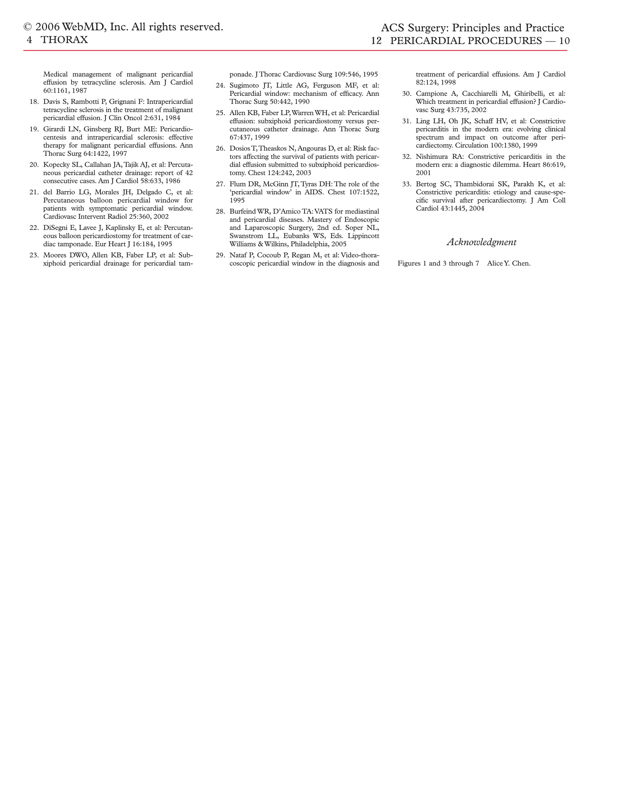 Acs0412 Pericardial Procedures | PDF