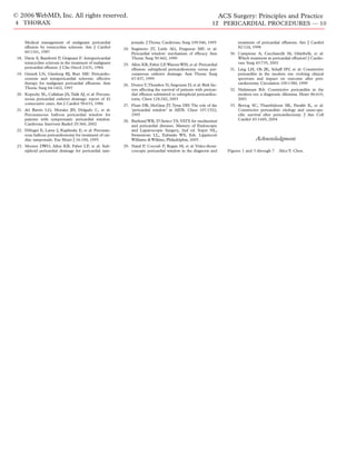 Acs0412 Pericardial Procedures | PDF