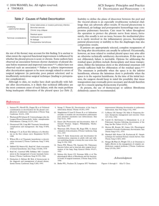 Acs0413 Decortication And Pleurectomy | PDF