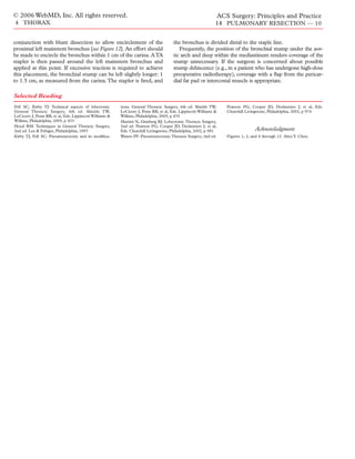 Acs0414 Pulmonary Resection | PDF