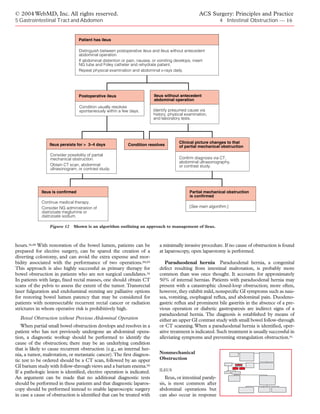 Acs0504 Intestinal Obstruction 2004 | PDF