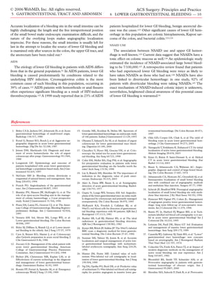 Acs0506 Lower Gastrointestinal Bleeding 2006 | PDF