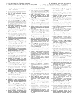 Acs0506 Lower Gastrointestinal Bleeding 2006 | PDF | Digestive ...