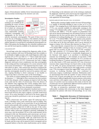 Acs0506 Lower Gastrointestinal Bleeding 2006 | PDF | Digestive ...