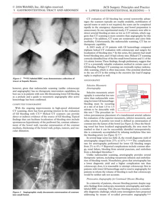 Acs0506 Lower Gastrointestinal Bleeding 2006 | PDF | Digestive ...
