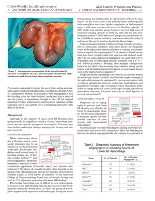 Acs0506 Lower Gastrointestinal Bleeding 2006 | PDF