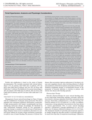 Acs0510 Portal Hypertension 2004 | PDF