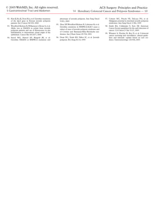 Acs0514 Hereditary Colorectal Cancer And Polyposis Syndromes 2005 | PDF