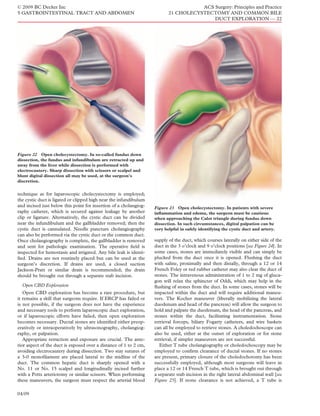Acs0521 Cholecystectomy And Common Bile Duct Exploration 2009 | PDF