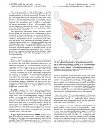 Acs0527 Open Repair Of Abdominal Wall Hernia 2007 | PDF