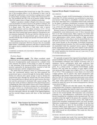 Acs0527 Open Repair Of Abdominal Wall Hernia 2007 | PDF