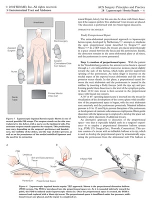 Acs0528 Laparoscopic Hernia Repair 2005 | PDF | Death, Injury, or Military Conflict | Sensitive ...
