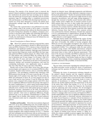 Acs0533 The Surgical Management Of Ulcerative Colitis 2004 | PDF ...