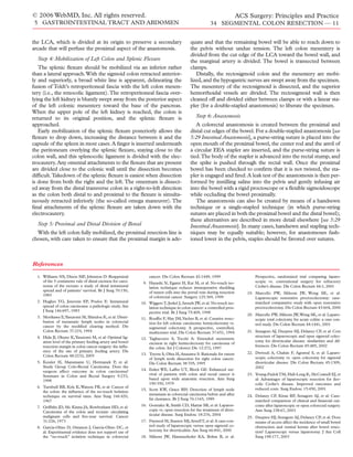 Acs0534 Segmental Colon Resection 2006 | PDF