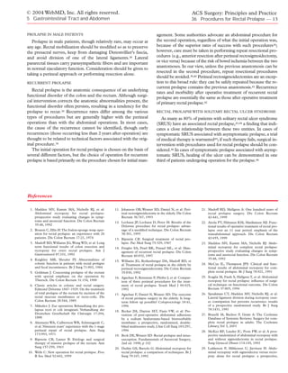 Acs0536 Procedures For Rectal Prolapse 2004 | PDF