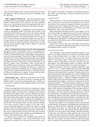 Acs0536 Procedures For Rectal Prolapse 2004 | PDF