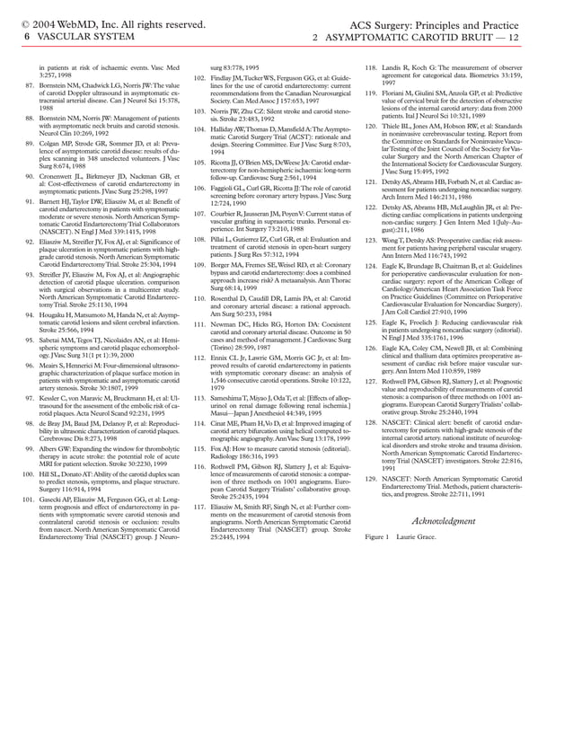 Acs0602 Asymptomatic Carotid Bruit | PDF
