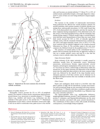 Acs0605 Pulseless Extremity And Atheroembolism | PDF